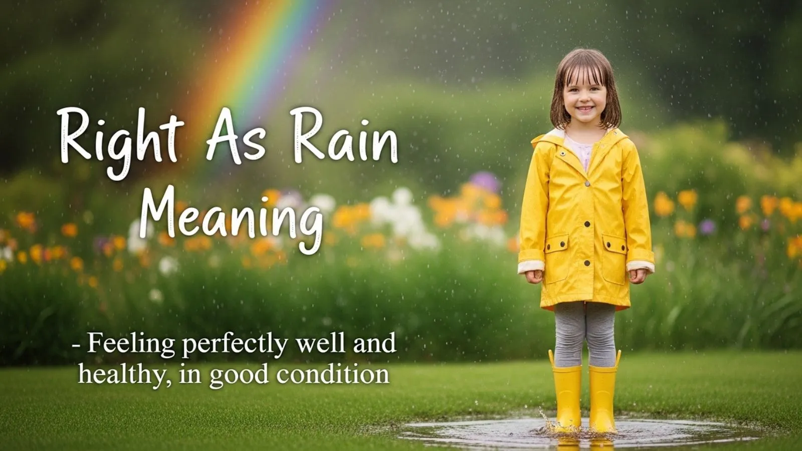 Right As Rain Meaning Explained Clearly for 2026